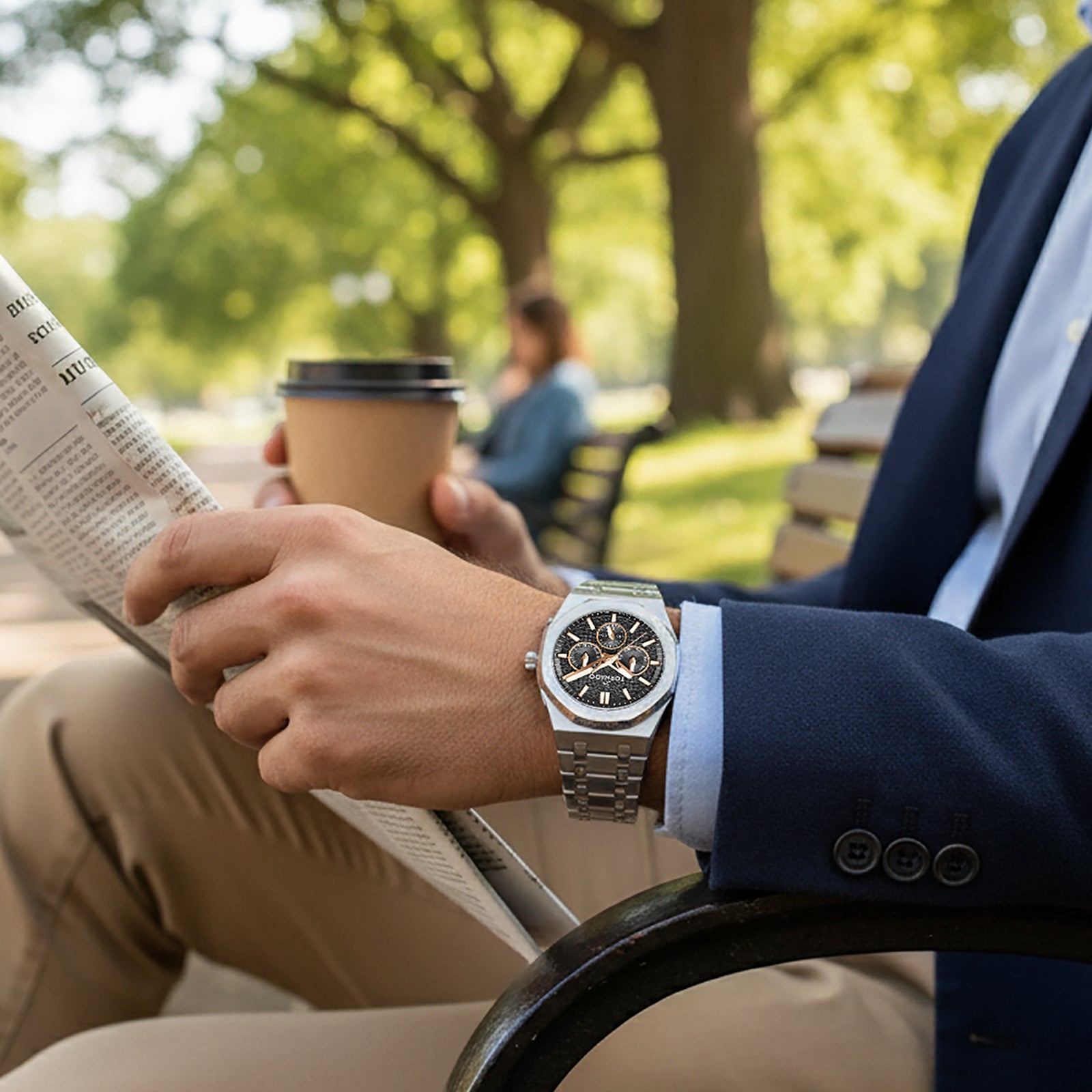 Buy Aurora Nova Multi Function Watch Silver - T23104-SBSBK, Shop ...